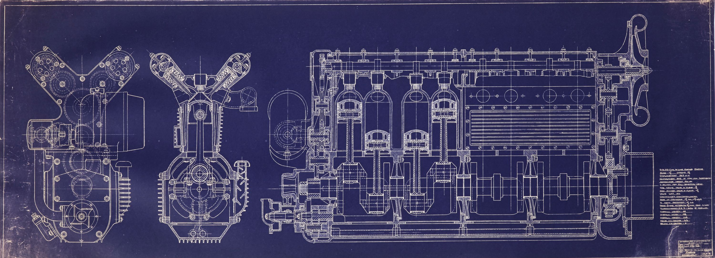 Bonhams Cars : A 1937 Offenhauser engine large original factory ...