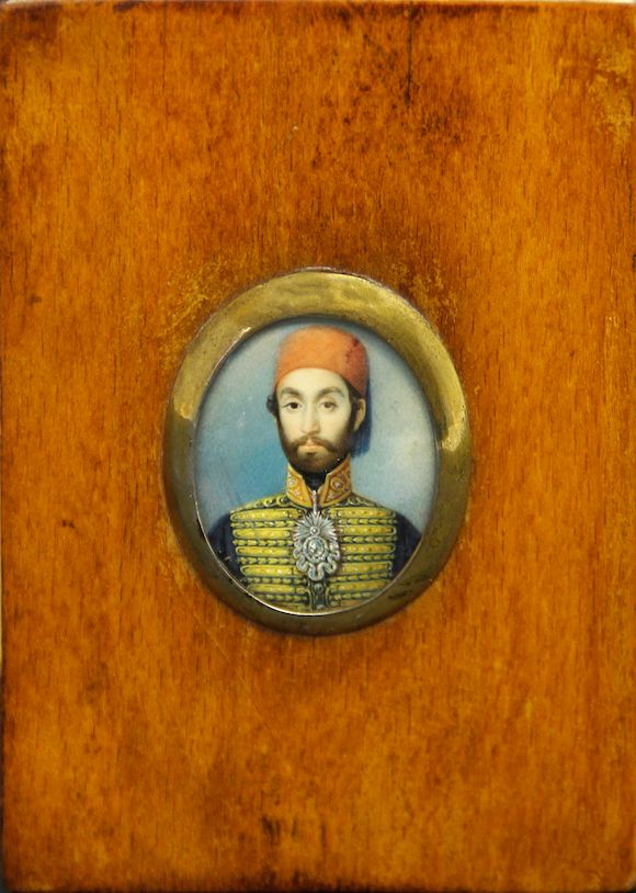 Bonhams : A portrait miniature of Sultan Abdülmecid I (1823 – 1861 ...