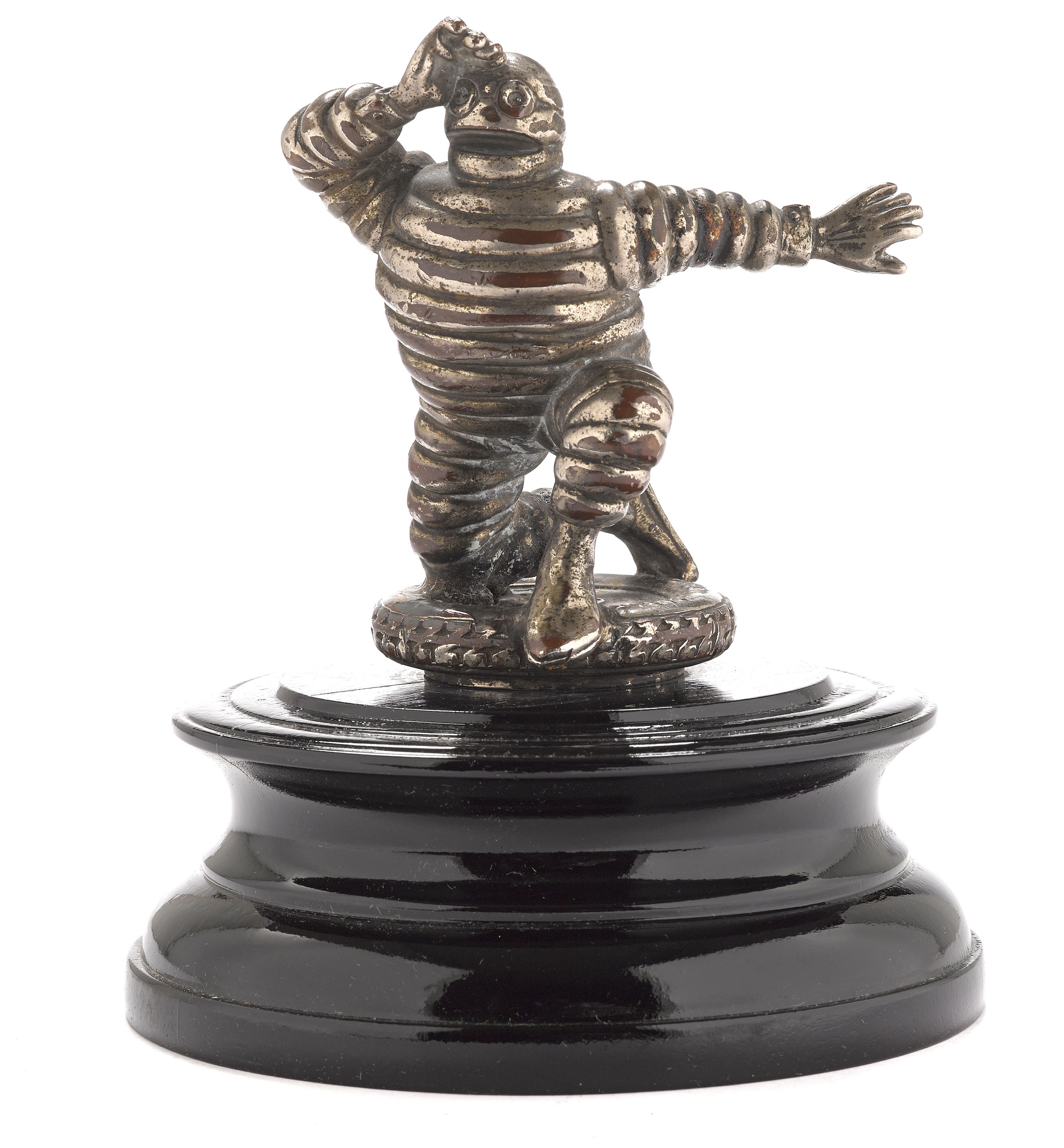Bonhams Cars : A rare Michelin Man 'Bibendum' mascot, French, 1918 ...
