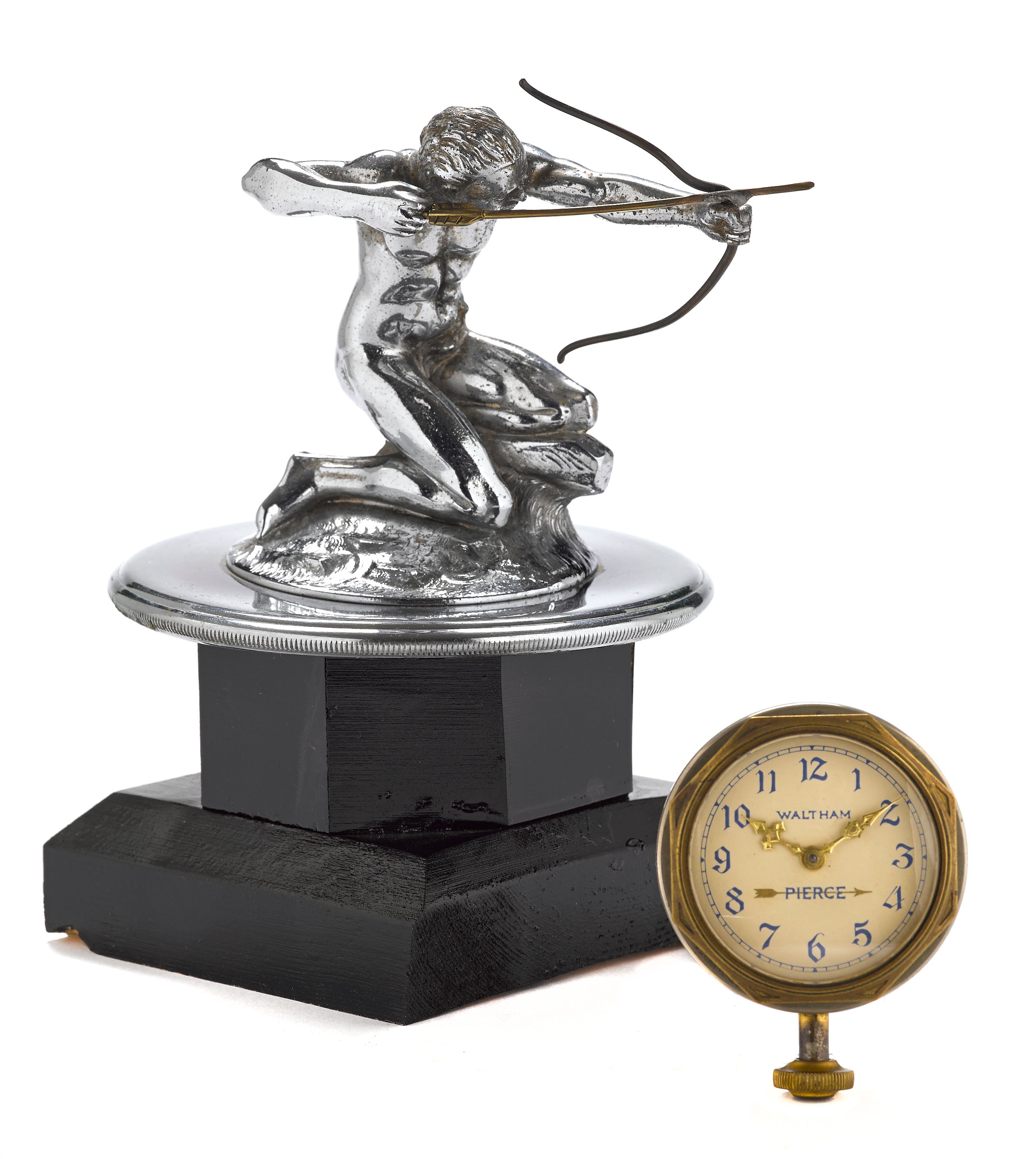 Bonhams Cars : A Pierce-Arrow 'Tireur d'Arc' mascot together with ...