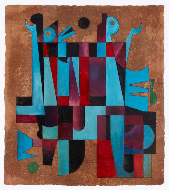 Bonhams : CARLOS MÉRIDA (1895-1984) Figures Dancing in the Night, 1964