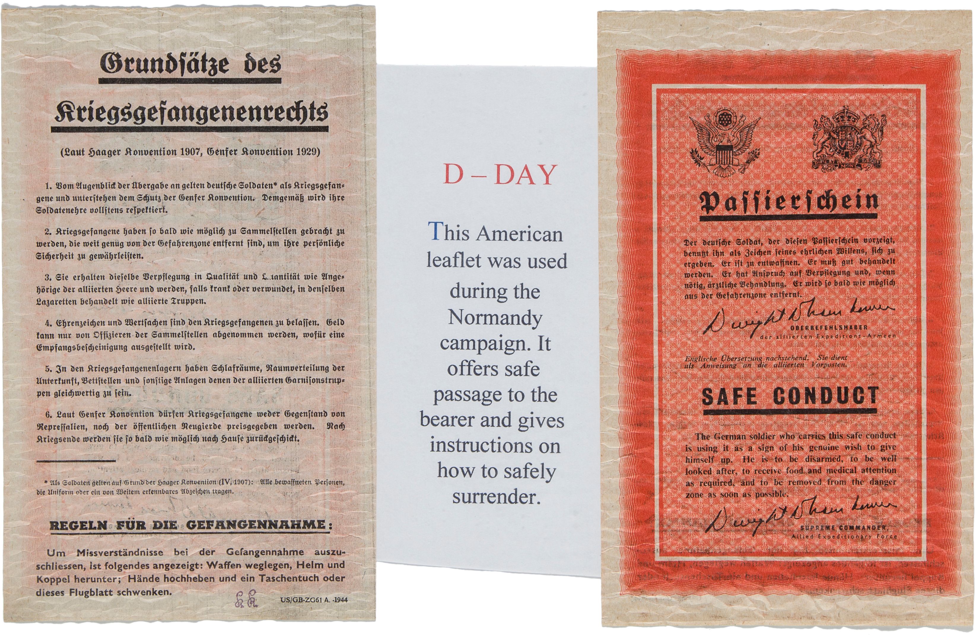 Bonhams : Allied German Propaganda a Surrender Leaflet Air-dropped on ...