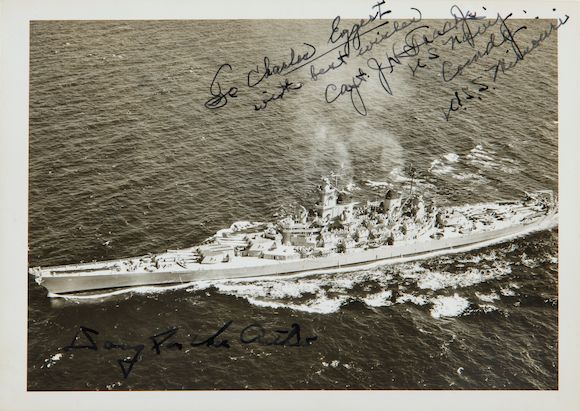 Bonhams : Japanese Surrender Ceremony on the USS Missouri: Three ...