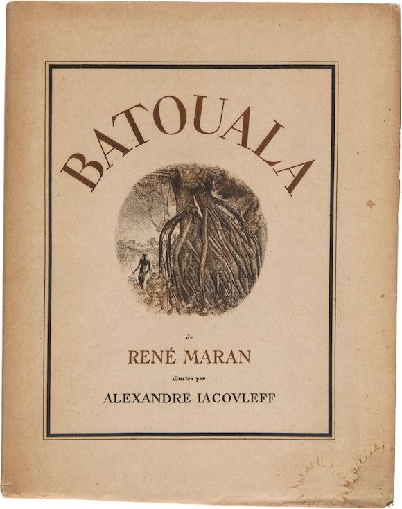 Bonhams : IACOVLEFF, ALEXANDRE. 1887-1938. MARAN, RENÉ. Batouala. Paris ...