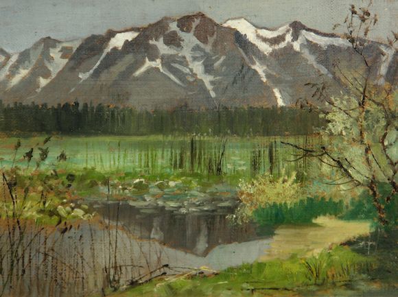 Bonhams : Edwin Deakin (American, 1838-1923) Mount Tallac; Dead Pine ...