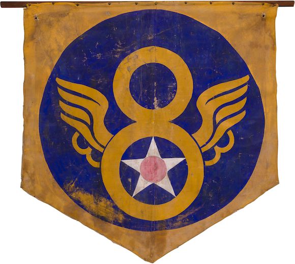 Bonhams : USAAF 364th Fighter Group: Painted mess hall banner 1943-45