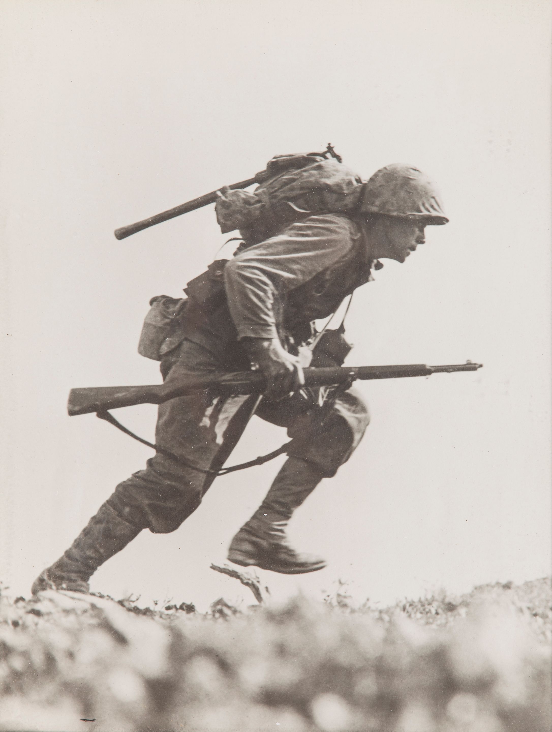Bonhams : Okinawa Death valley photograph showing marine pfc Paul e ...