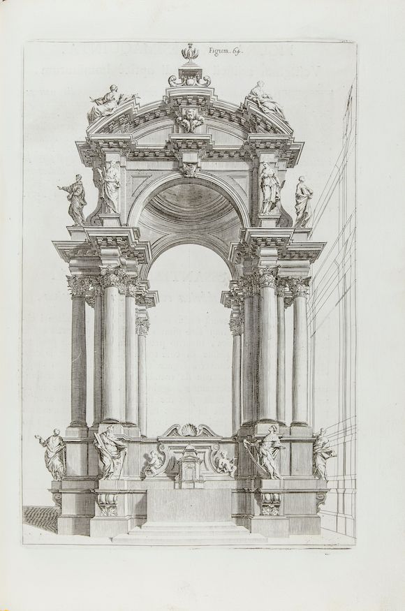 Bonhams : POZZO, ANDREA. 1642-1709. Perspectiva pictorum et ...