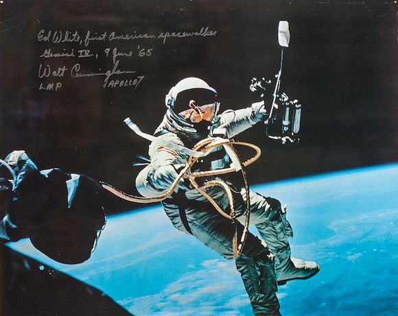 Bonhams : FIRST AMERICAN SPACEWALKERSIGNED
