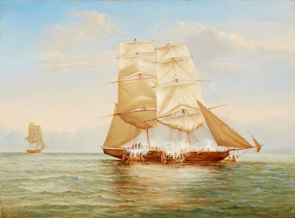 Bonhams : English School, 19th/20th Century The capture of the slave ...