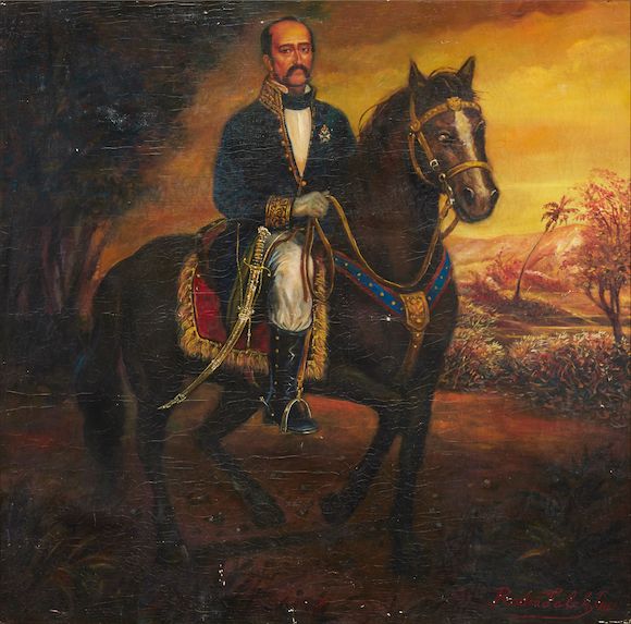 Bonhams : Spanish Colonial School, 20th Century A portrait of a Mexican ...