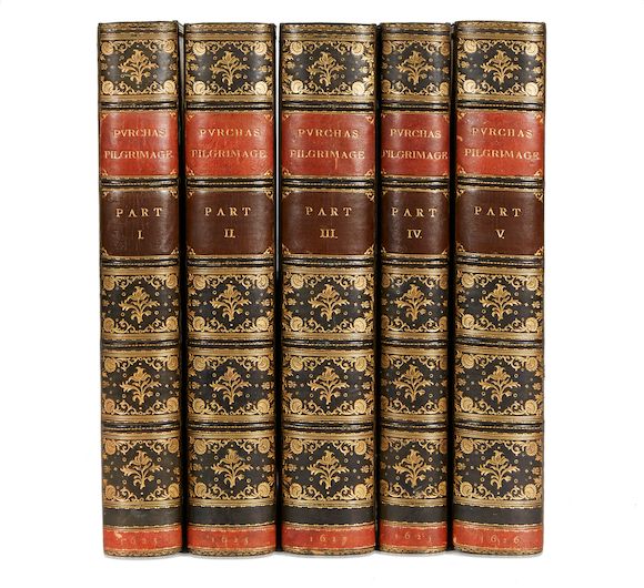 Bonhams : PURCHAS, SAMUEL. 1575?-1626. Purchas his Pilgrimes. WITH ...