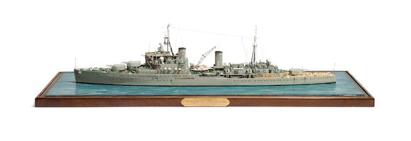 Bonhams : An exhibition standard waterline model of the H.M.S. London ...