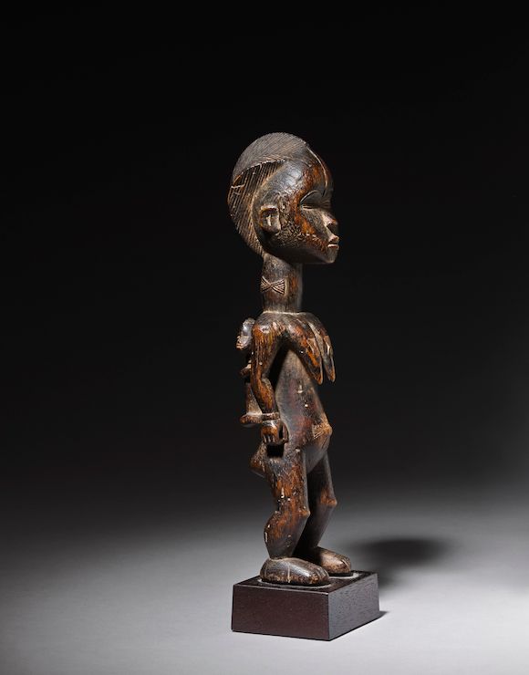 Bonhams : Dan Standing Maternity Figure, Liberia/Ivory Coast