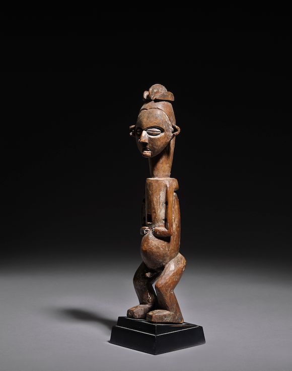 Bonhams : Suku Standing Male Power Figure, Democratic Republic of the Congo