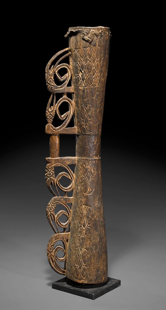Bonhams : Asmat Drum, Marind-anim Culture Area, Papua Province (Irian Jaya)