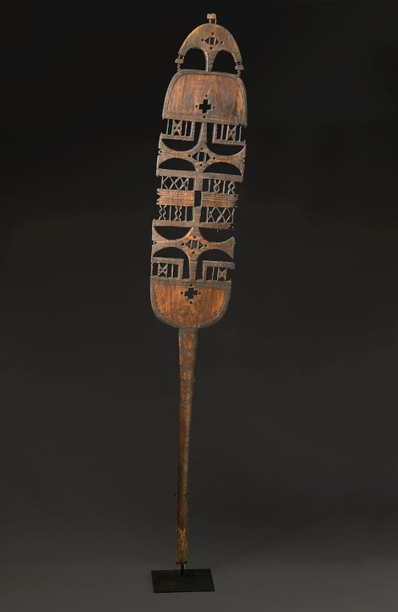Bonhams : Tuareg Marriage Ceremony Celebration Tent Post, Niger