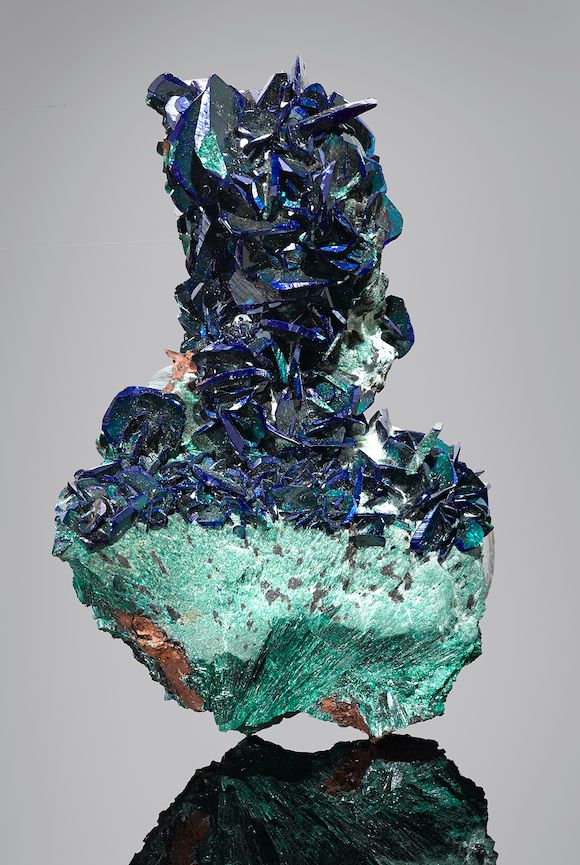 Bonhams : Crystallized Azurite