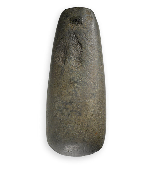 Bonhams : Fine and Large Maori Adze Blade, New Zealand