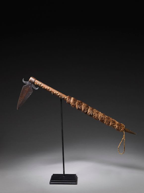 Bonhams : A Crow spontoon pike tomahawk