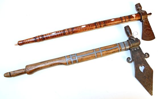 Bonhams : A lot of two reproduction tomahawks