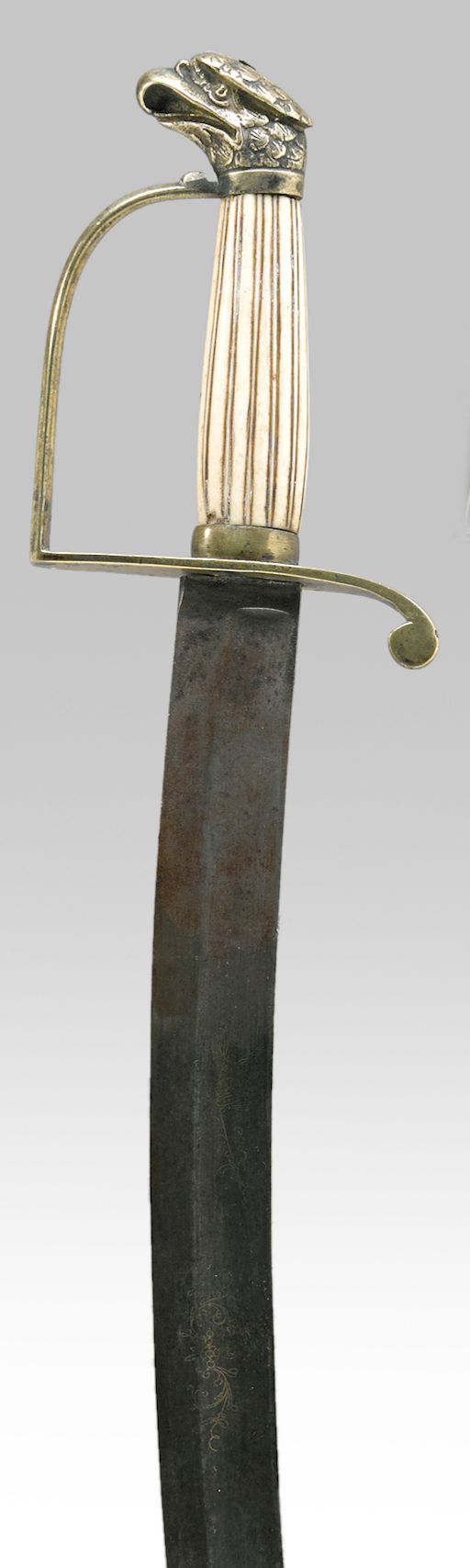 Bonhams : An American Eagle brass hilted sword with bone grip