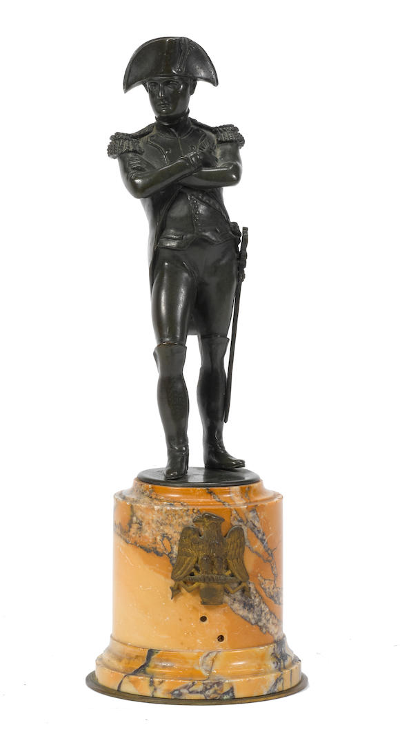 Bonhams A French Patinated Bronze Figure Of Napoleon