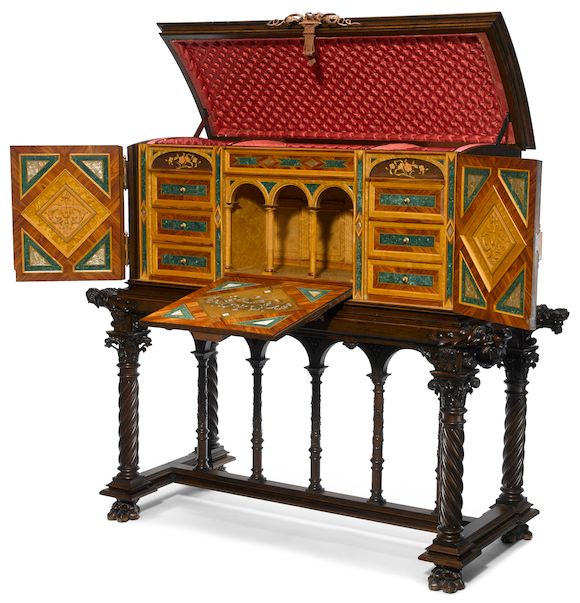 Bonhams : An impressive Continental Renaissance Revival gilt metal ...