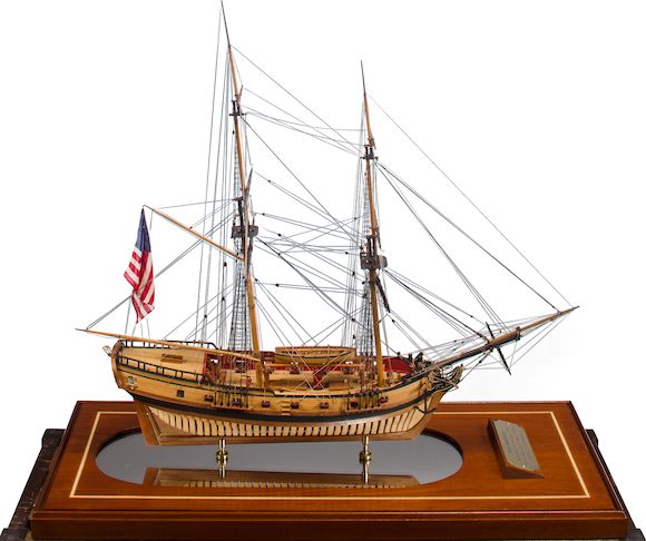 Bonhams : An exhibition standard model of the naval brig Fair American ...