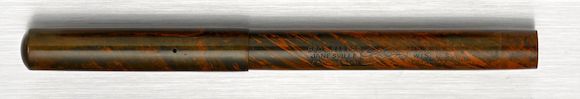 Bonhams : PARKER: No. 24 Mottled Red Hard Rubber Eyedropper Fountain ...