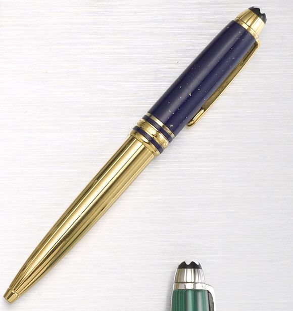 Bonhams : MONTBLANC: Meisterstück Ramses II Lapis and Vermeil Hommage a ...
