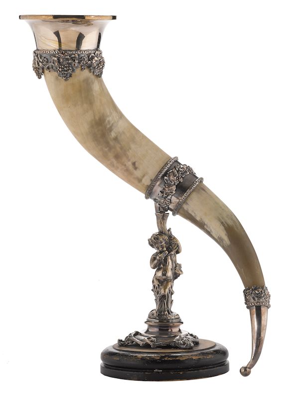 Bonhams : A Victorian silver plate mounted horn fourth quarter 19th century