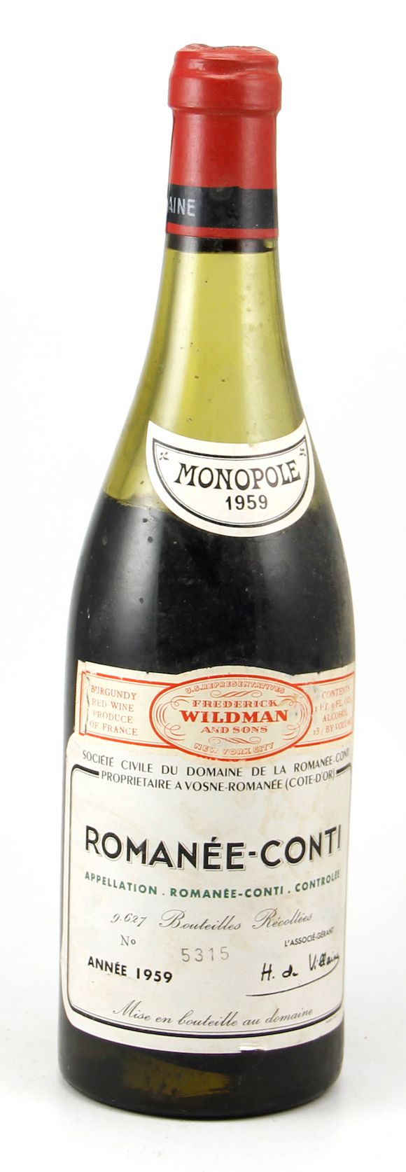 Bonhams : Romanée-Conti 1959 (1)