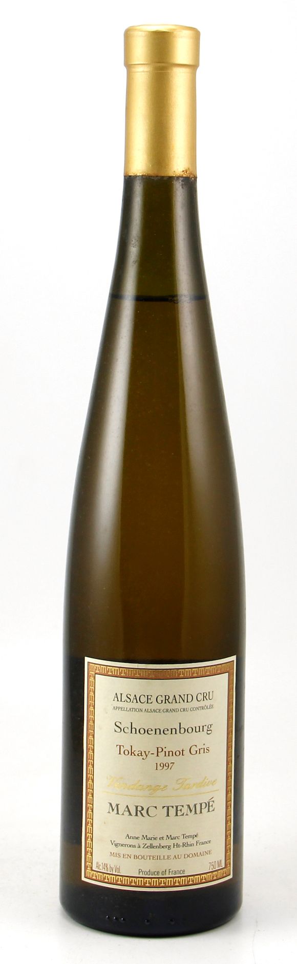 Bonhams : Tokay Pinot Gris, Schoenenbourg VT 1997 (3) Gewurztraminer ...
