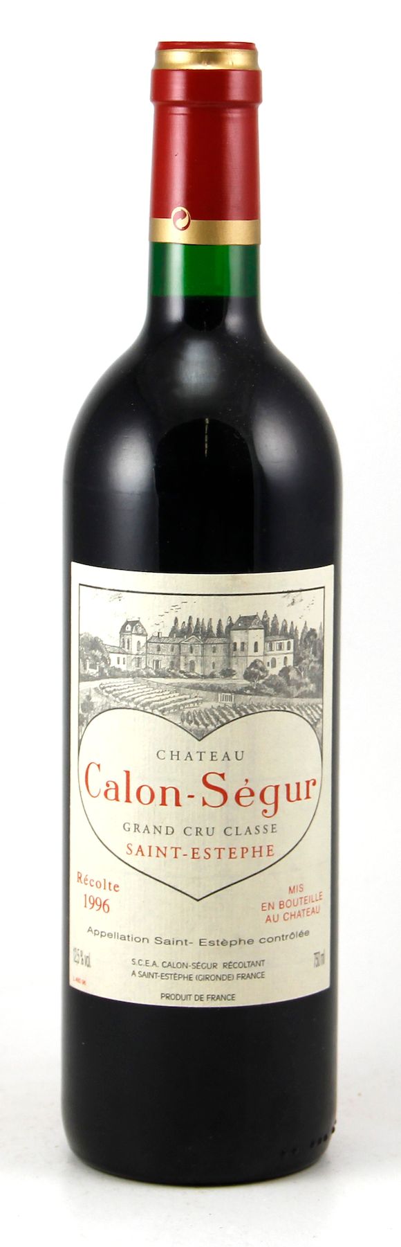 Bonhams : Château Cos d'Estournel 1997 (1) Château Calon-Ségur 1995 (3 ...