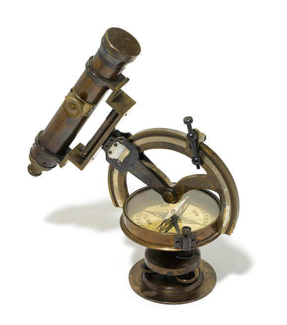 Bonhams A Bronze Surveyors Theodolite