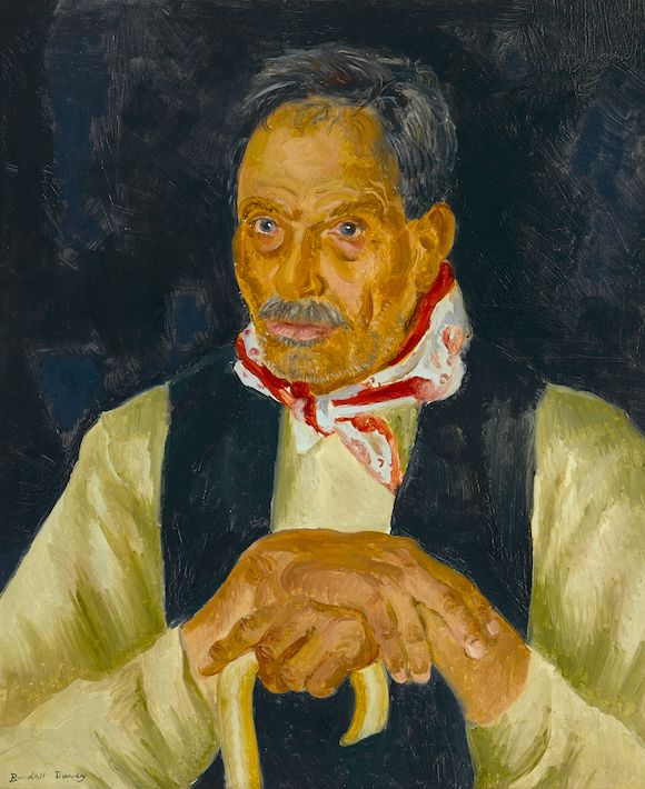 Bonhams : Randall Davey (American, 1887-1964) Portrait of an old man ...