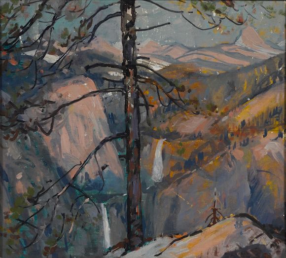 Bonhams : Alfred R. Mitchell (American, 1888-1972) Little Yosemite 11 x ...