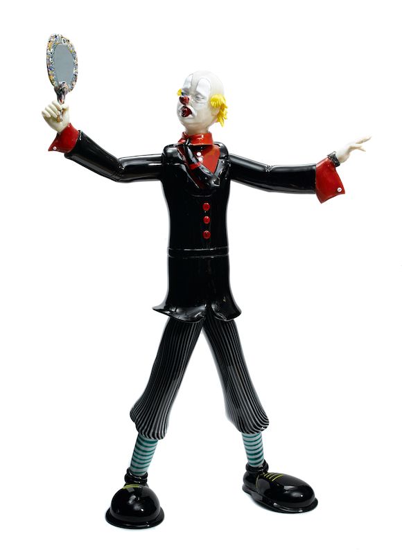 Bonhams : Pino Signoretto (Italian, born 1944) Life-size clown, circa ...