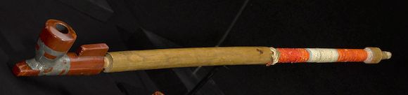 Bonhams : An Eastern Sioux or Ojibwa pipe