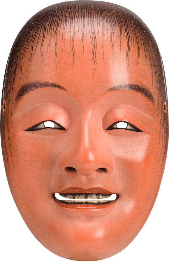 Bonhams : A Noh mask of Shojo By Nagasawa Ujiharu (1912-2003)