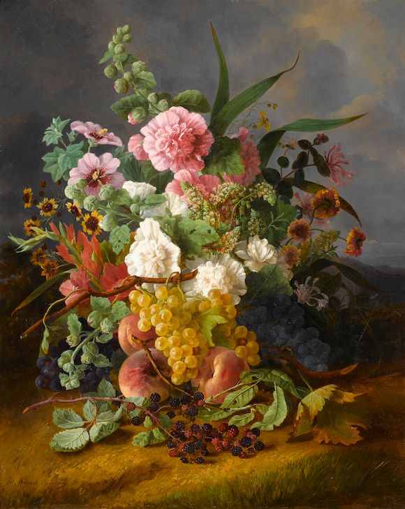 Bonhams : Estelle Monnet-Laverpilière (French, 19th Century) Still life ...