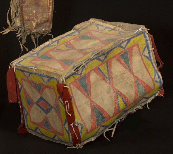 Bonhams : A Sioux parfleche trunk