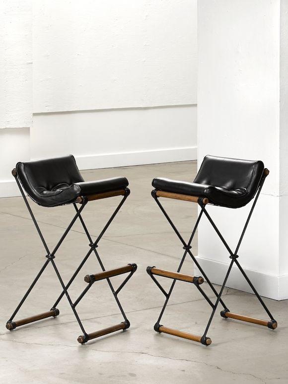 Bonhams : Cleo Baldon (1927-2014) Pair of barstoolsdesigned circa 1965 ...