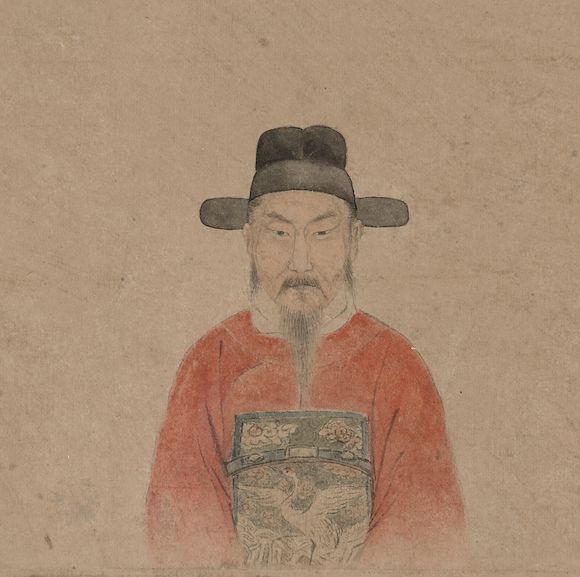 Bonhams : Attributed to Shi Kefa (1601-1645) Letter and portrait