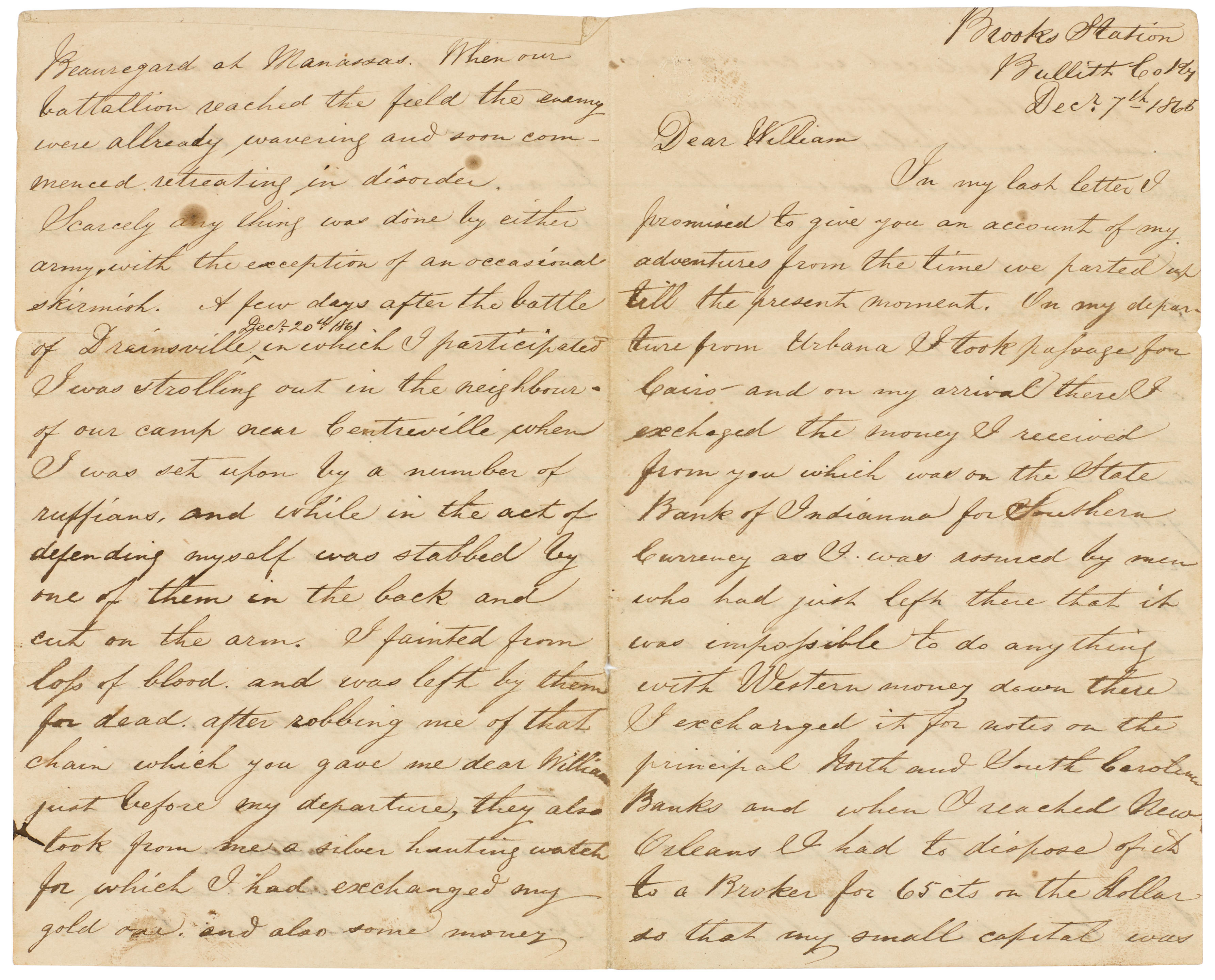 Bonhams : CIVIL WAR CONFEDERATE POW LETTERS. LACY, RICHARD. 1835-c.1890 ...