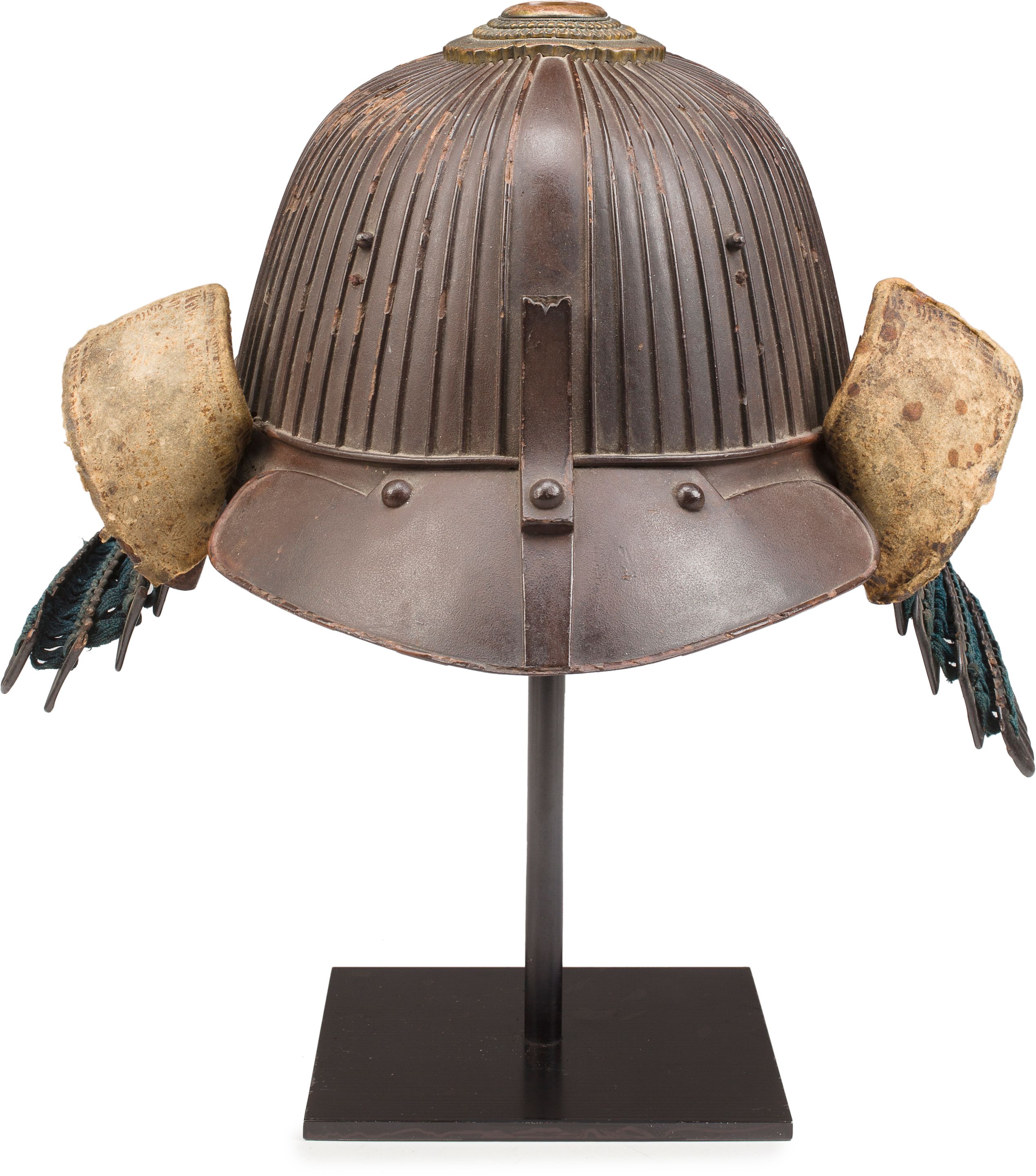 Bonhams : A Myochin suji kabuto By Nobuyoshi, Edo period (18th century)