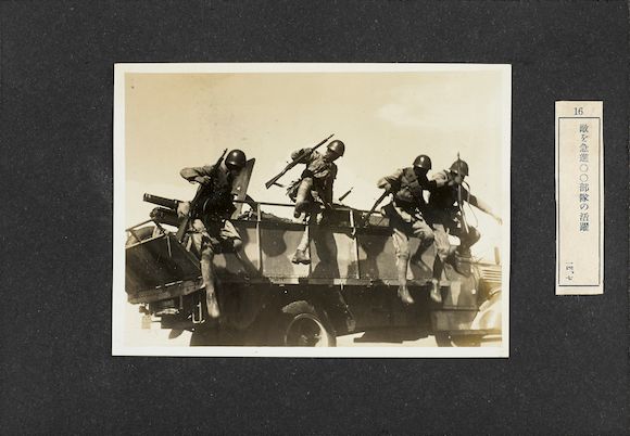 Bonhams : JAPANESE NOMONHAN INCIDENT: PHOTOGRAPH ALBUM, BORDER MEDAL ...
