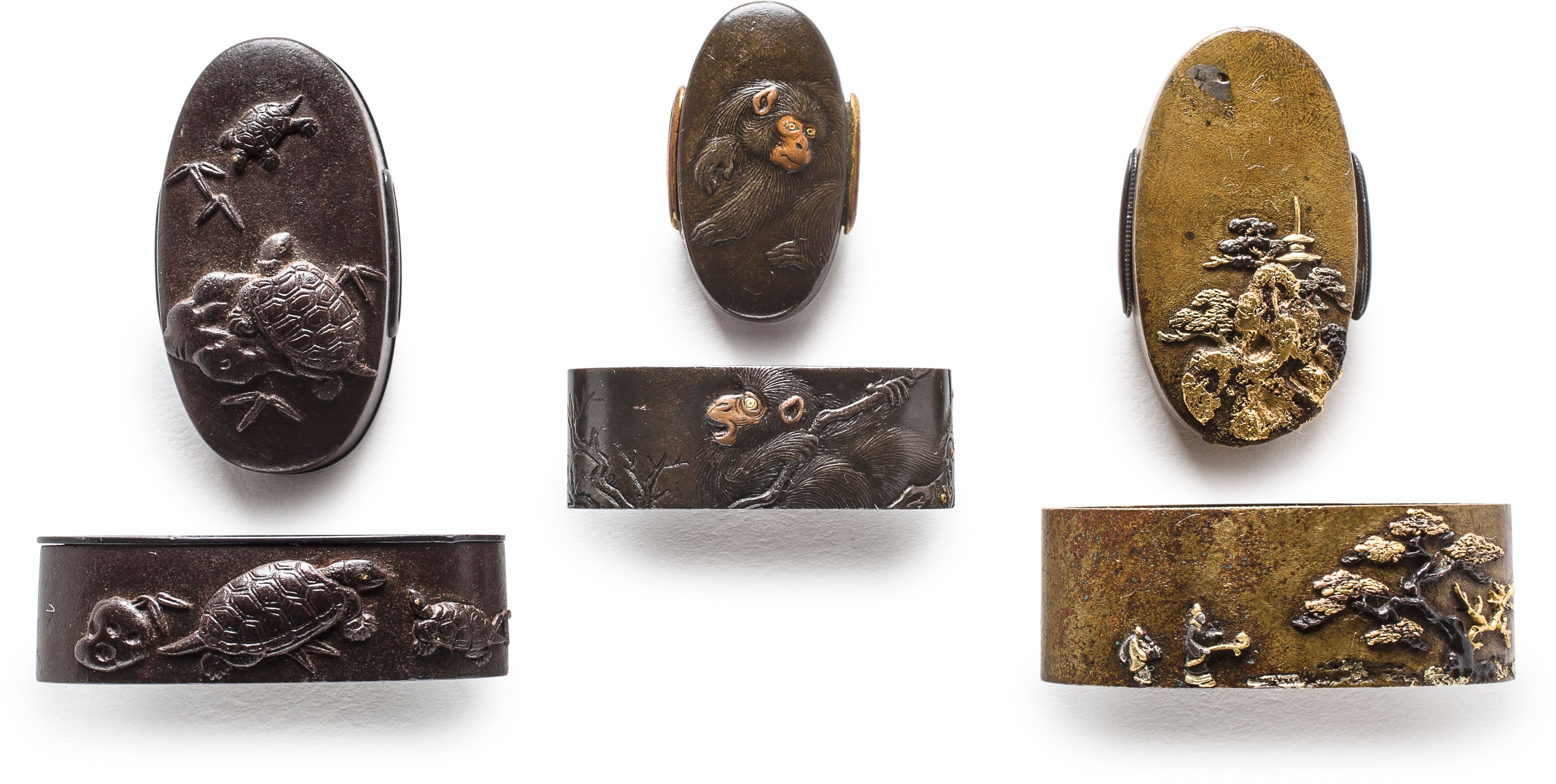 Bonhams : A Goto school fuchi-gashira, a Hamano school fuchi-gashira ...