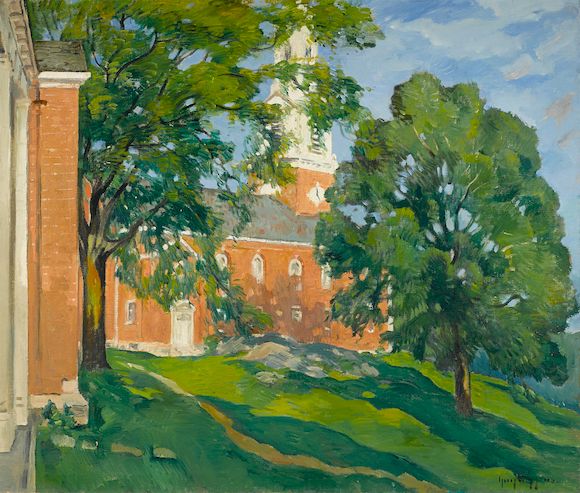 Bonhams : Guy Carleton Wiggins (American, 1883-1962) The Church at ...